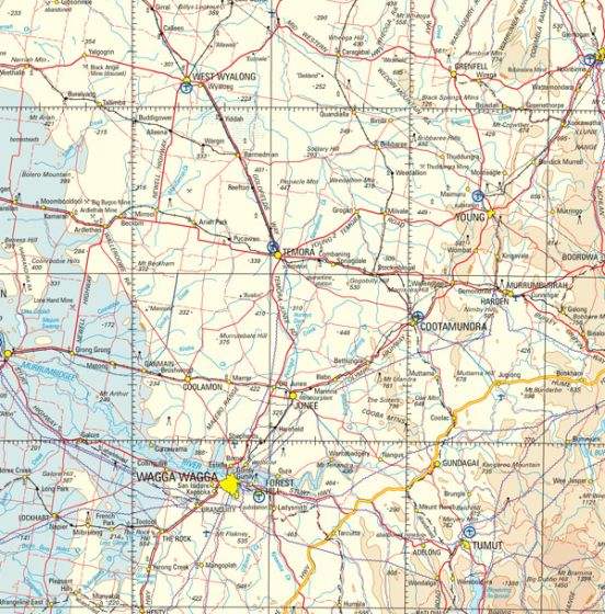 Buy SI55 Canberra Topographic Map (1st Edition) by Geoscience Australia ...