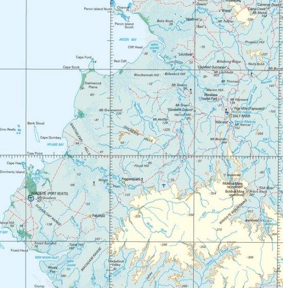 Buy SD52 Darwin Topographic Map (1st Edition) by Geoscience Australia ...