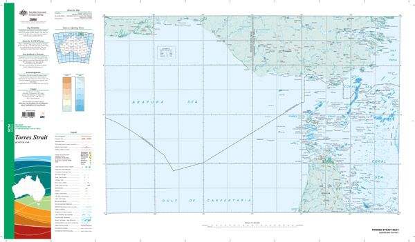 Buy SC54 Torres Strait Topographic Map (1st Edition) by Geoscience ...