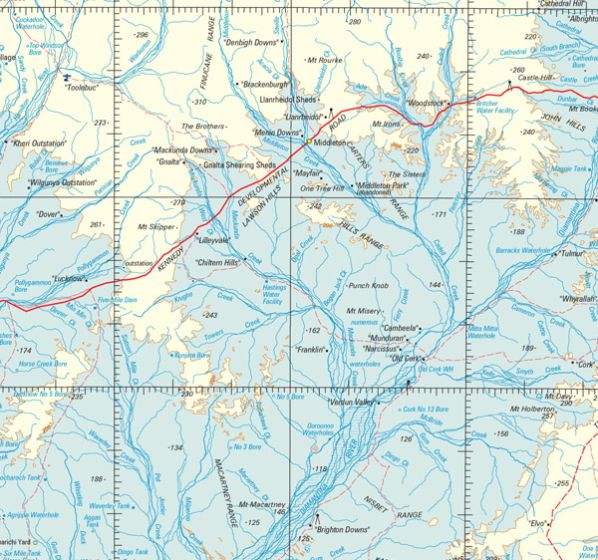 Buy SF54 Cloncurry Topographic Map (1st Edition) by Geoscience ...