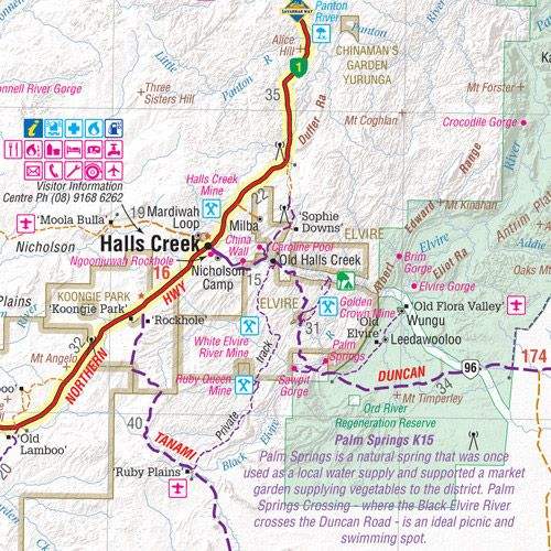 Buy Kimberley Supermap Wall Map by Hema Maps – The Chart & Map Shop