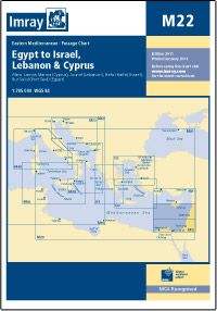 Buy Nautical Chart M22 Cyprus to Suez (2011) – The Chart & Map Shop