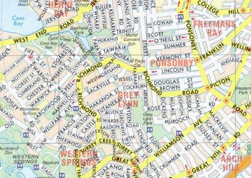 Buy Auckland & 26 Regional Town Maps Complete Road Map by KiwiMaps ...