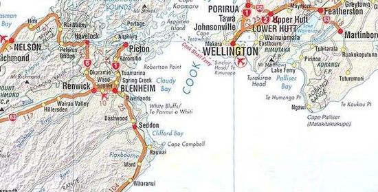 Buy New Zealand Road Map by KiwiMaps – The Chart & Map Shop