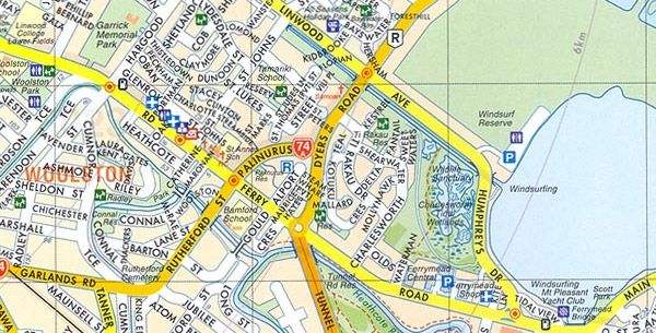 Buy Nelson, Picton & District Road Map by KiwiMaps – The Chart & Map Shop