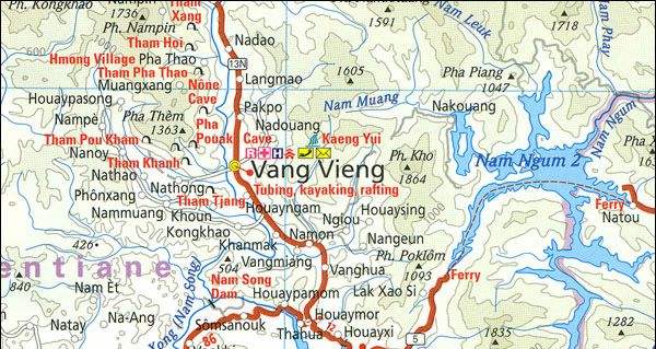 Buy Laos Road Map by Reise Know-How (2014) – The Chart & Map Shop