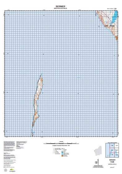 Buy 1548 Bernier Topographic Map by Landgate (2015) – The Chart & Map Shop