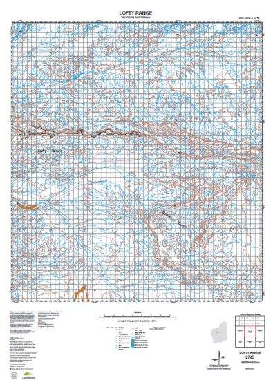 Buy 2749 Lofty Range Topographic Map by Landgate (2015) – The Chart ...