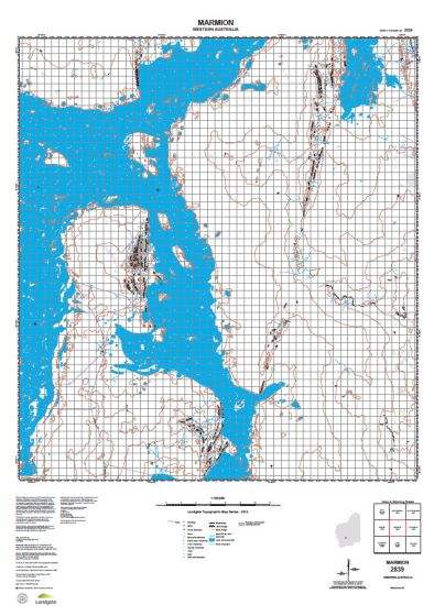 Buy 2839 Marmion Topographic Map by Landgate (2015) – The Chart & Map Shop