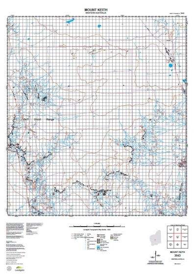 Buy 3043 Mount Keith Topographic Map by Landgate (2015) – The Chart ...