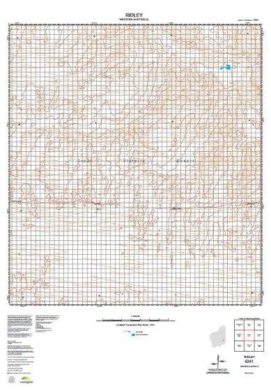 Buy 4241 Ridley Topographic Map by Landgate (2015) – The Chart & Map Shop