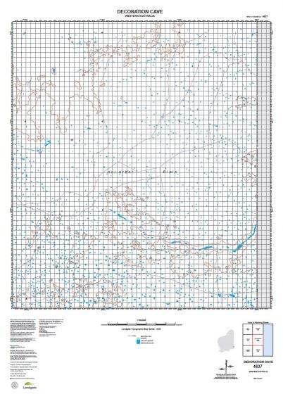 Buy 4637 Decoration Cave Topographic Map by Landgate (2015) – The Chart ...