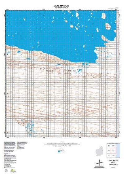 Buy 4652 Lake Mackay Topographic Map by Landgate (2015) – The Chart ...