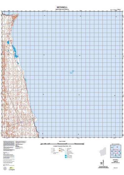 Buy 1546-4 Withnell Topographic Map by Landgate (2015) – The Chart ...