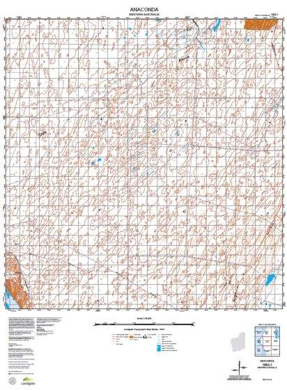Buy 1652-1 Anaconda Topographic Map by Landgate (2015) – The Chart ...