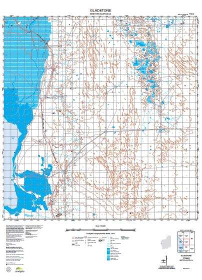 Buy 1746-2 Gladstone Topographic Map by Landgate (2015) – The Chart ...