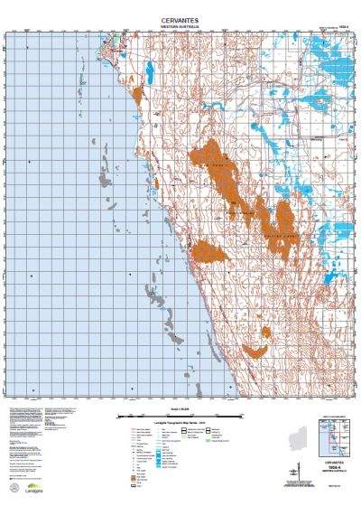 Buy 1936-4 Cervantes Topographic Map by Landgate (2015) – The Chart ...