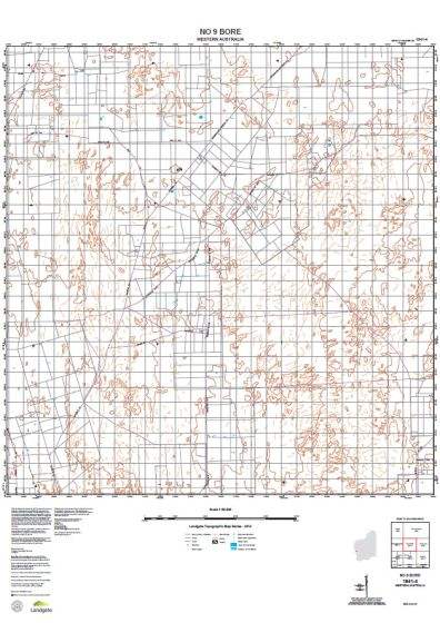 Buy 1941-4 No 9 Bore Topographic Map by Landgate (2015) – The Chart ...