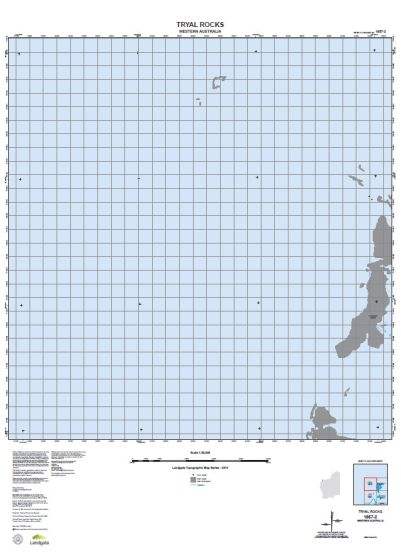 Buy 1957-2 Tryal Rocks Topographic Map by Landgate (2015) – The Chart ...