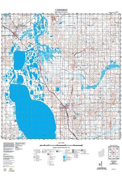 Buy 2038-1 Carnamah Topographic Map by Landgate (2015) – The Chart ...