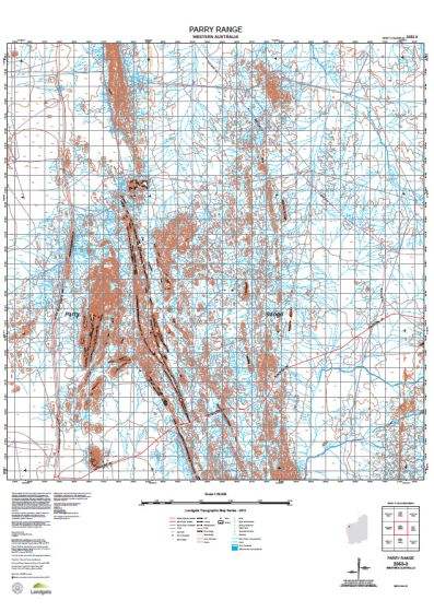 Buy 2053-3 Parry Range Topographic Map by Landgate (2015) – The Chart ...
