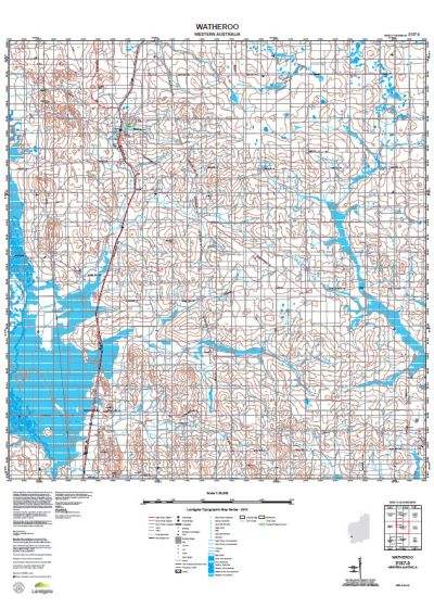 Buy 2137-3 Watheroo Topographic Map by Landgate (2015) – The Chart ...