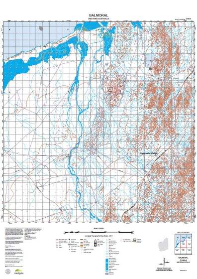 Buy 2155-4 Balmoral Topographic Map by Landgate (2015) – The Chart ...