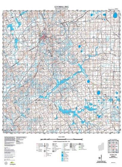 Buy 2235-2 Goomalling Topographic Map by Landgate (2015) – The Chart ...