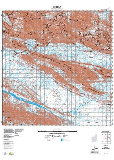 Buy 2252-2 Cheela Topographic Map by Landgate (2015) – The Chart & Map Shop