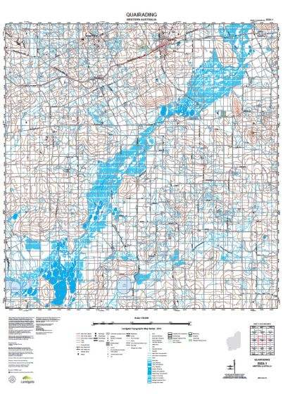 Buy 2333-1 Quairading Topographic Map by Landgate (2015) – The Chart ...