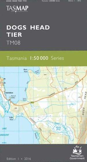 Buy Dogs Head Tier 1:50 000 Topographic Map (1st Edition) by TasMap ...