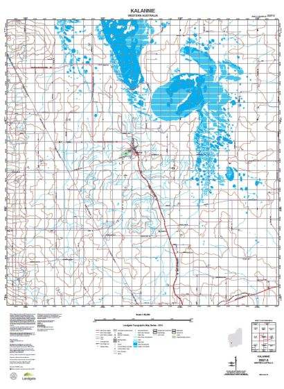 Buy 2337-3 Kalannie Topographic Map by Landgate (2015) – The Chart ...