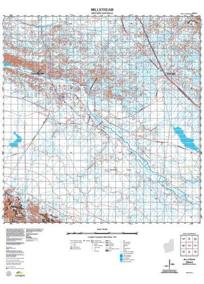 Buy 2354-4 Millstream Topographic Map by Landgate (2015) – The Chart ...