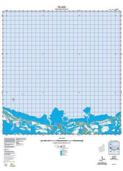 Buy 2356-1 Picard Topographic Map by Landgate (2015) – The Chart & Map Shop