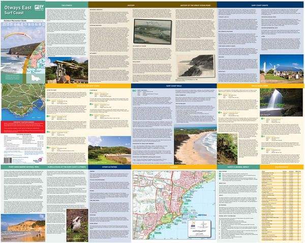 Buy Otways East: Surfcoast Road Map (1st Edition) by Spatial Vision ...