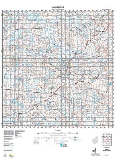 Buy 2432-2 Harrismith Topographic Map by Landgate (2015) – The Chart ...