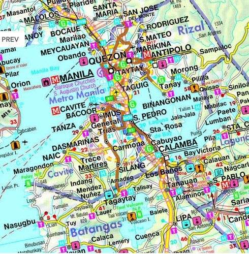 Buy Philippines Road Map by Freytag & Berndt (2016) – The Chart & Map Shop