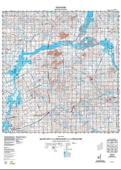 Buy 2434-3 Pantapin Topographic Map by Landgate (2015) – The Chart ...