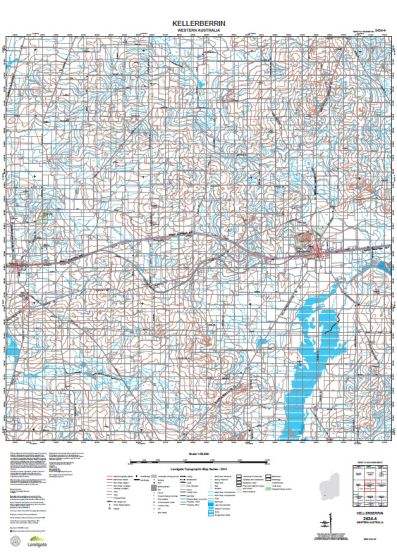 Buy 2434-4 Kellerberrin Topographic Map by Landgate (2015) – The Chart ...