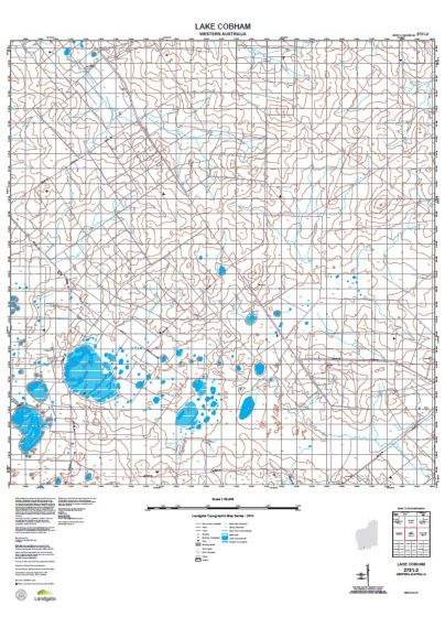 Buy 2731-2 Lake Cobham Topographic Map by Landgate (2015) – The Chart ...