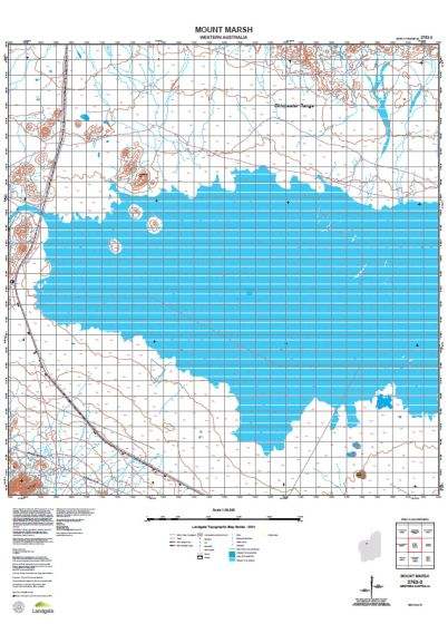 Buy 2753-3 Mount Marsh Topographic Map by Landgate (2015) – The Chart ...