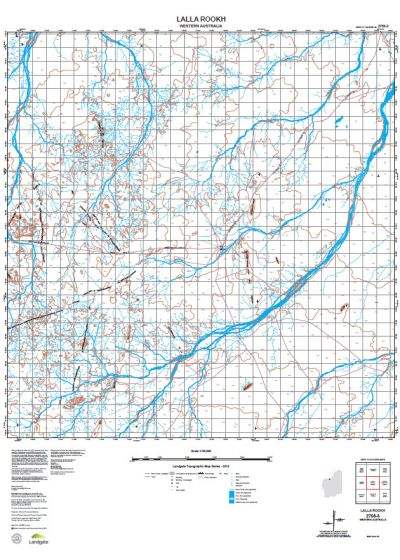 Buy 2756-3 Lalla Rookh Topographic Map by Landgate (2015) – The Chart ...