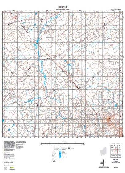 Buy 2831-2 Chidnup Topographic Map by Landgate (2015) – The Chart & Map ...