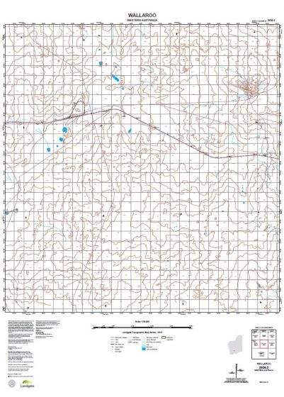 Buy 2936-2 Wallaroo Topographic Map by Landgate (2015) – The Chart ...