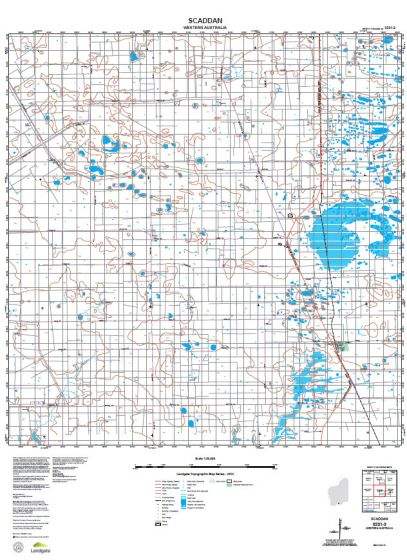 Buy 3231-3 Scaddan Topographic Map by Landgate (2015) – The Chart & Map ...