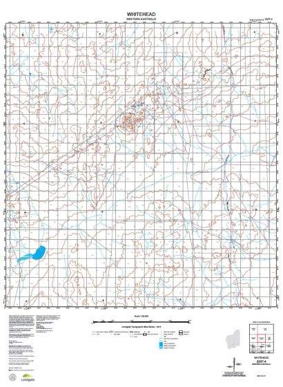 Buy 3237-4 Whitehead Topographic Map by Landgate (2015) – The Chart ...