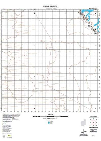 Buy 3560-4 Edgar Ranges Topographic Map by Landgate (2015) – The Chart ...