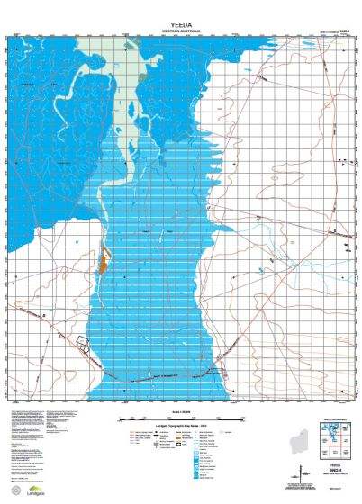 Buy 3662-4 Yeeda Topographic Map by Landgate (2015) – The Chart & Map Shop