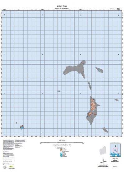 Buy 3666-3 Macleay Topographic Map by Landgate (2015) – The Chart & Map ...