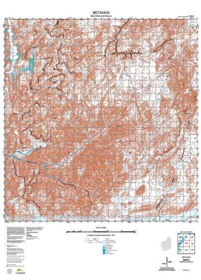 Buy 3866-2 Methuen Topographic Map by Landgate (2015) – The Chart & Map ...